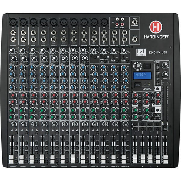 Harbinger L2404FX Mixer With Harbinger VARI PA Package 12" Mains ...
