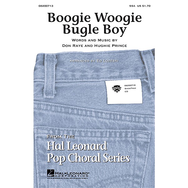 Hal Leonard Boogie Woogie Bugle Boy SSA | Guitar Center Hal Leonard Boogie Woogie Bugle Boy SSA | Guitar Center