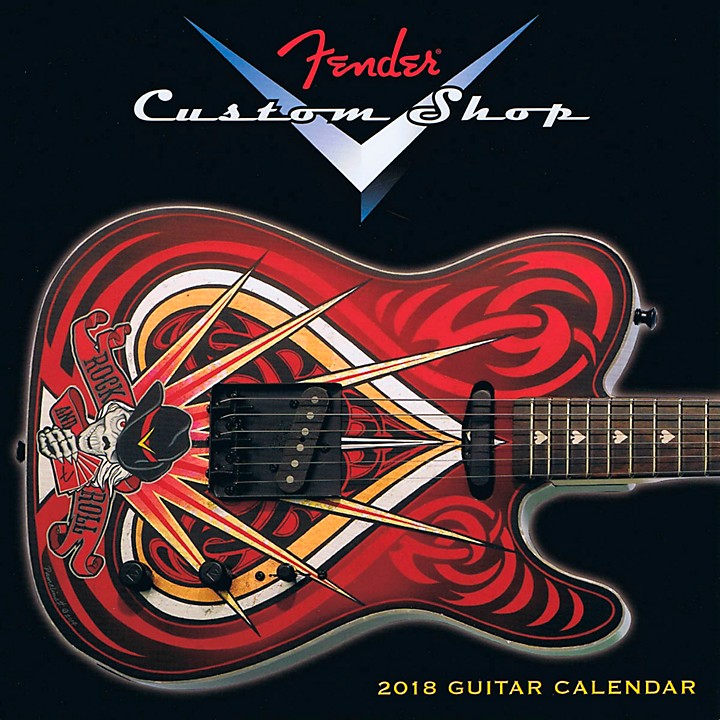 Fender 2018 Fender Custom Shop Mini Calendar | Guitar Center