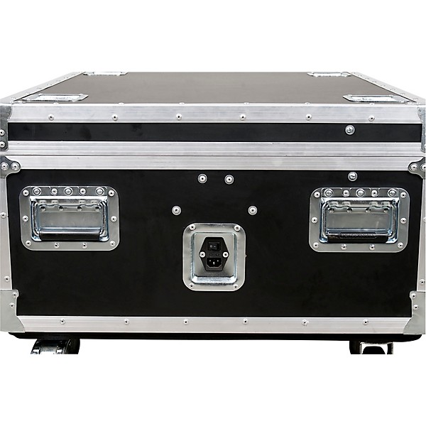 American DJ Wi Flight Case for WiFLY LED PAR Lights with Wheels Black ...
