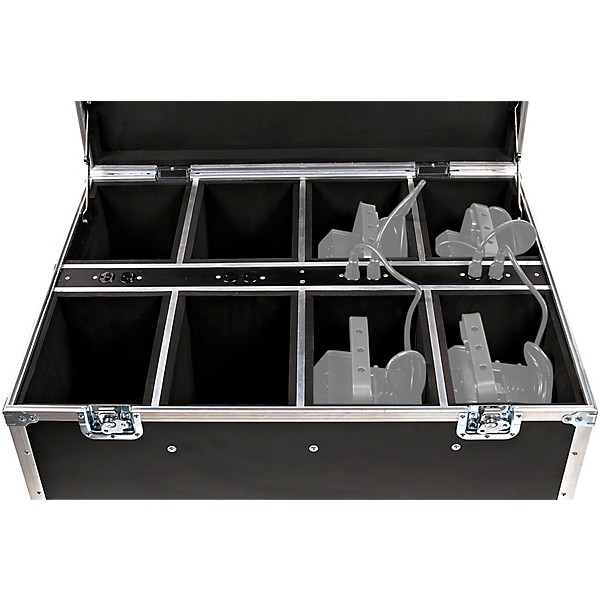 American DJ Wi Flight Case for WiFLY LED PAR Lights with Wheels Black ...