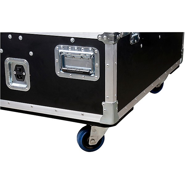 American DJ Wi Flight Case for WiFLY LED PAR Lights with Wheels Black ...