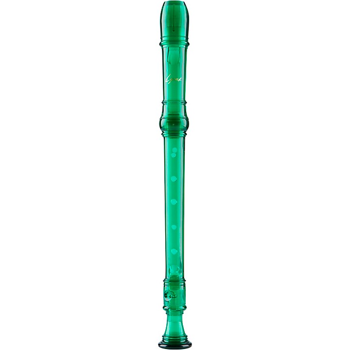 Lyons Premium 3-Piece Translucent Soprano Recorder Transparent Green ...