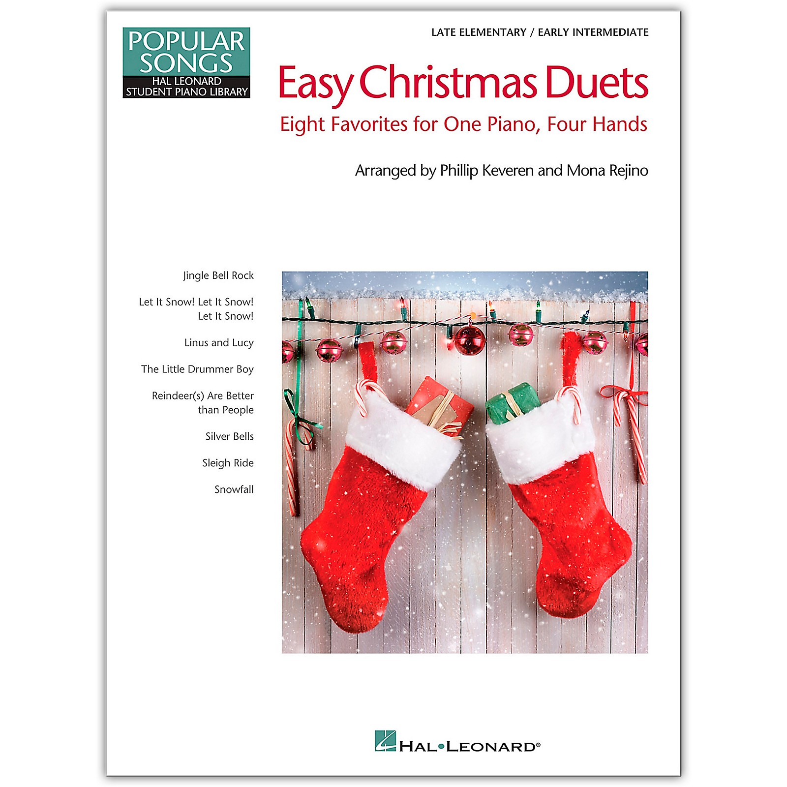 Hal Leonard Easy Christmas Duets - Popular Songs Series-Late Elem/Early ...