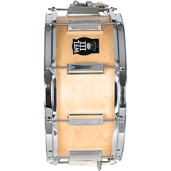 WFLIII Drums Classic Wood Maple Snare Drum With Chrome Hardware 14 x 5 ... WFLIII Drums Classic Wood Maple Snare Drum With Chrome Hardware 14 x 5 ...