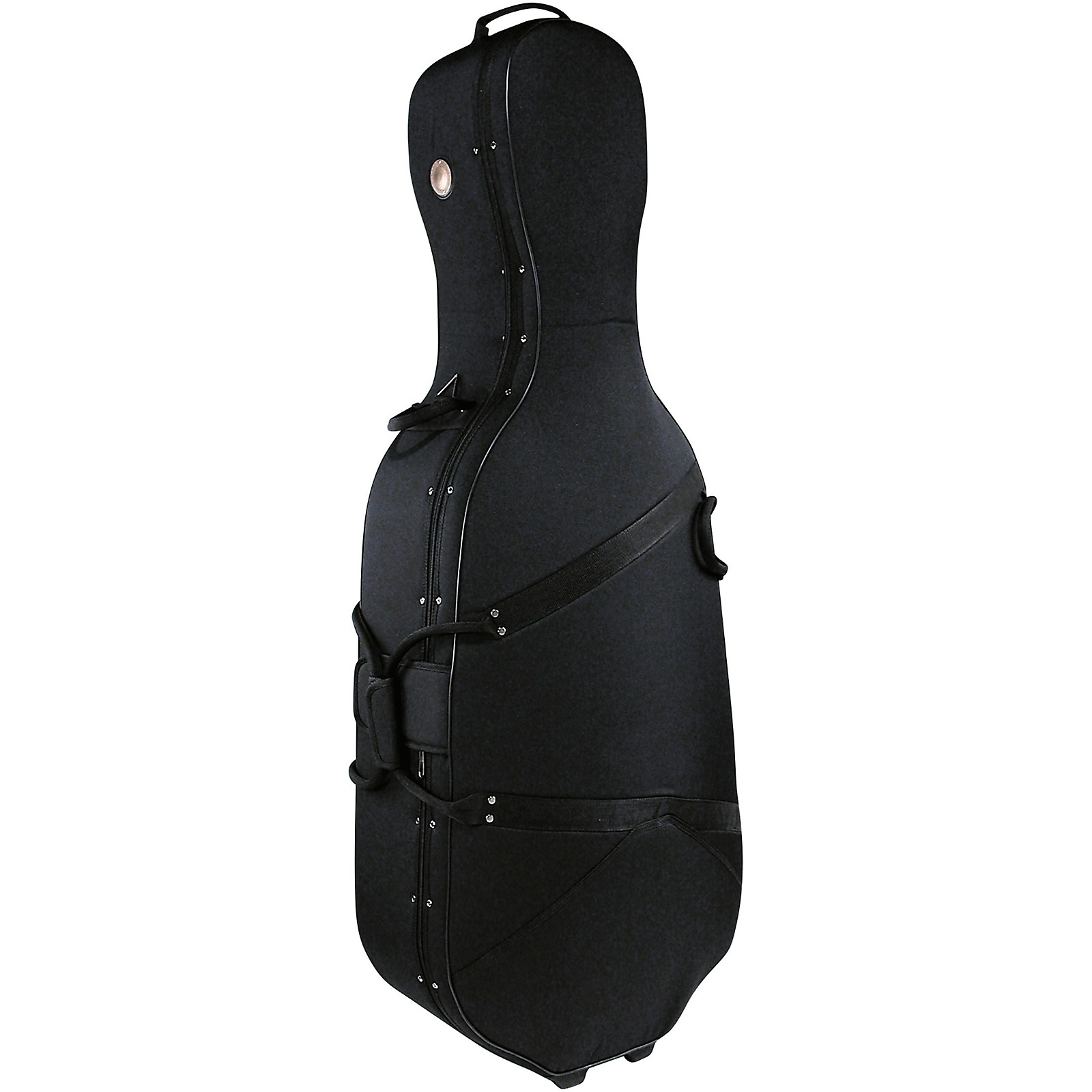 Travelite Deluxe Cello Case 3/4 Size Black Exterior, Blue Interior ...