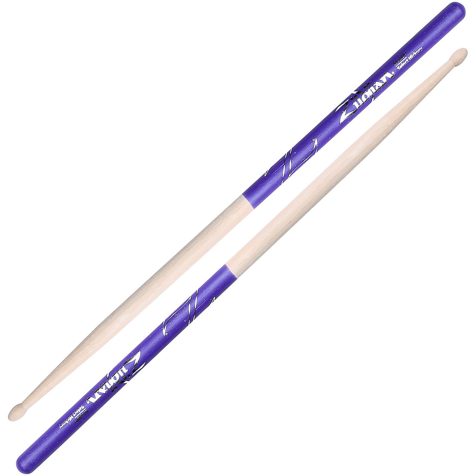Zildjian Purple DIP Drum Sticks 5A Wood | Guitar Center