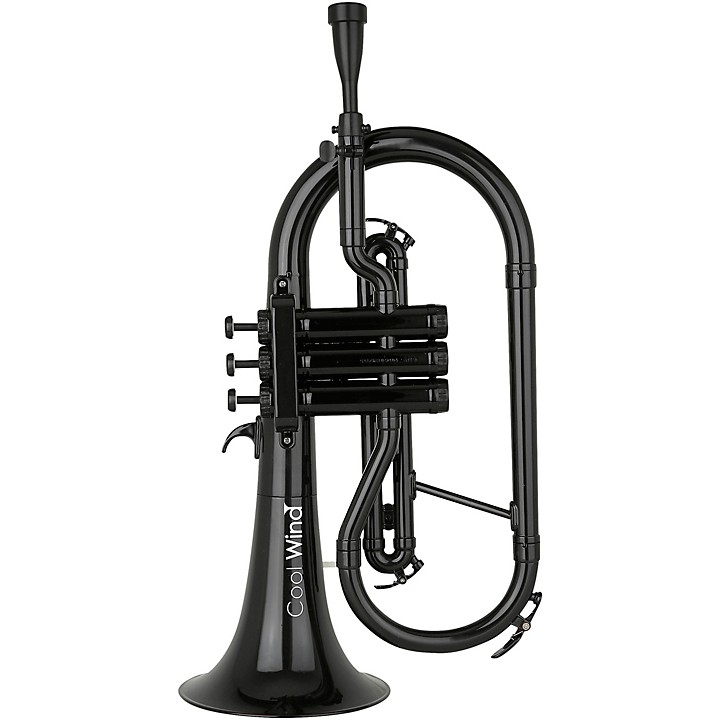Cool Wind CFG-200 Series Plastic Bb Flugelhorn Black | Guitar Center
