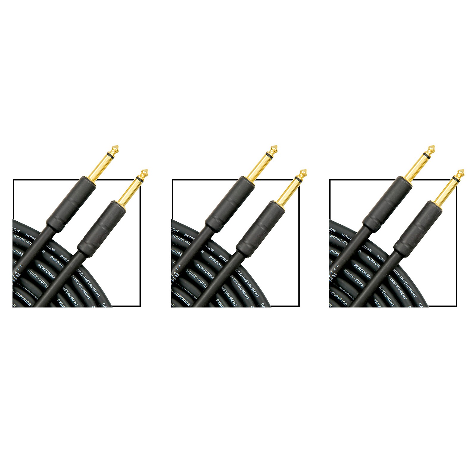 Musician's Gear Standard Instrument Cable - 20 ft. - 3 Pack | Guitar Center