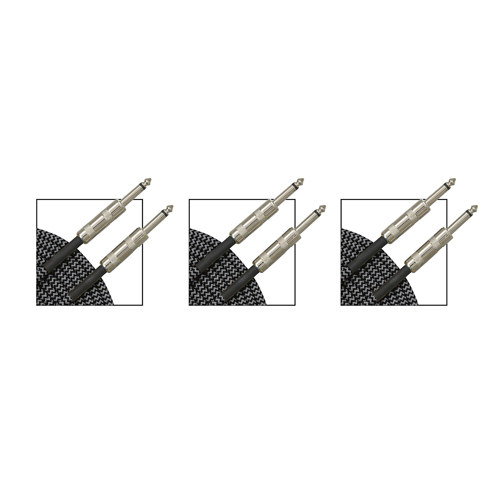 Musician's Gear Standard Instrument Cable Black and Silver Tweed - 20 ...