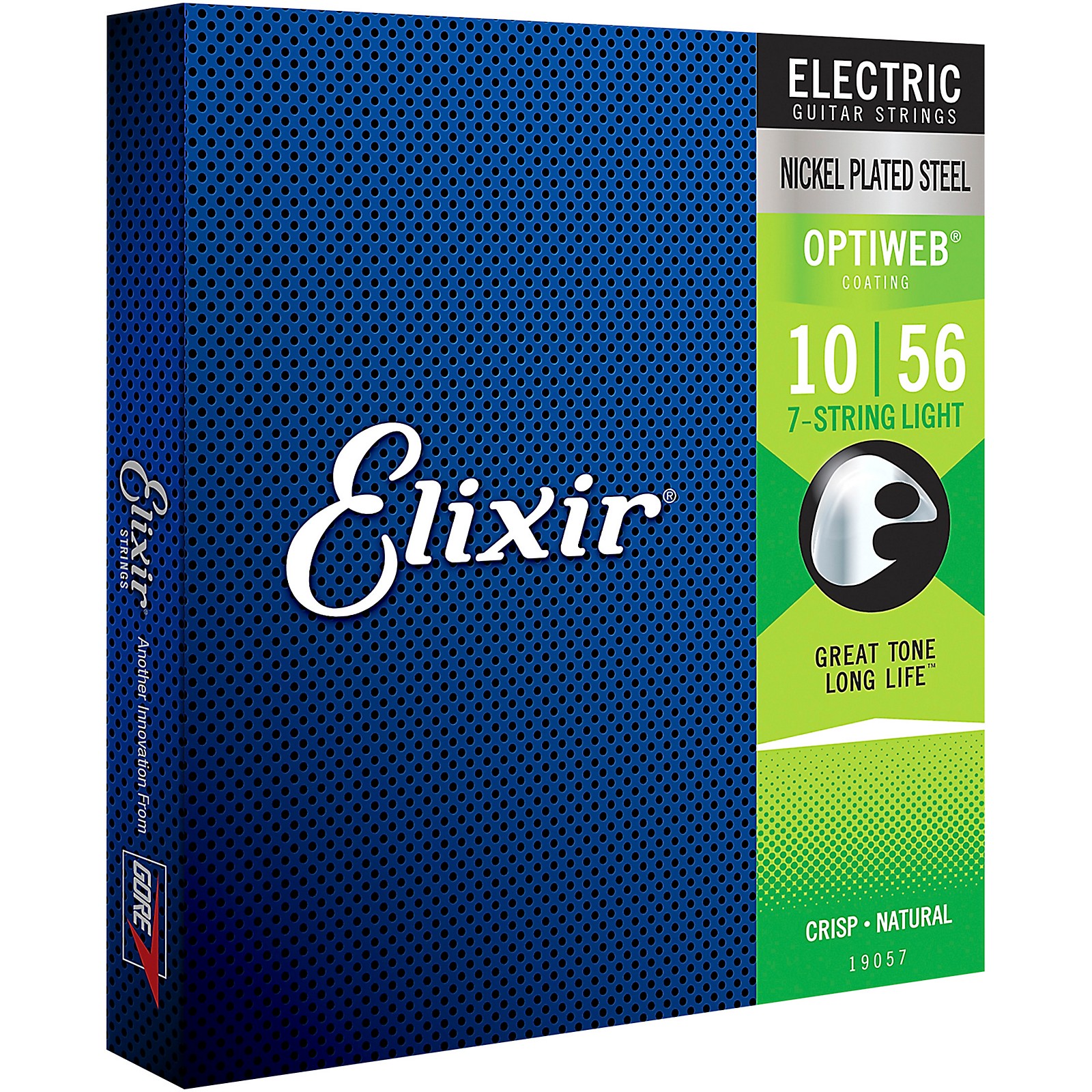 Elixir 7-String Electric Guitar Strings With OPTIWEB Coating Light ...