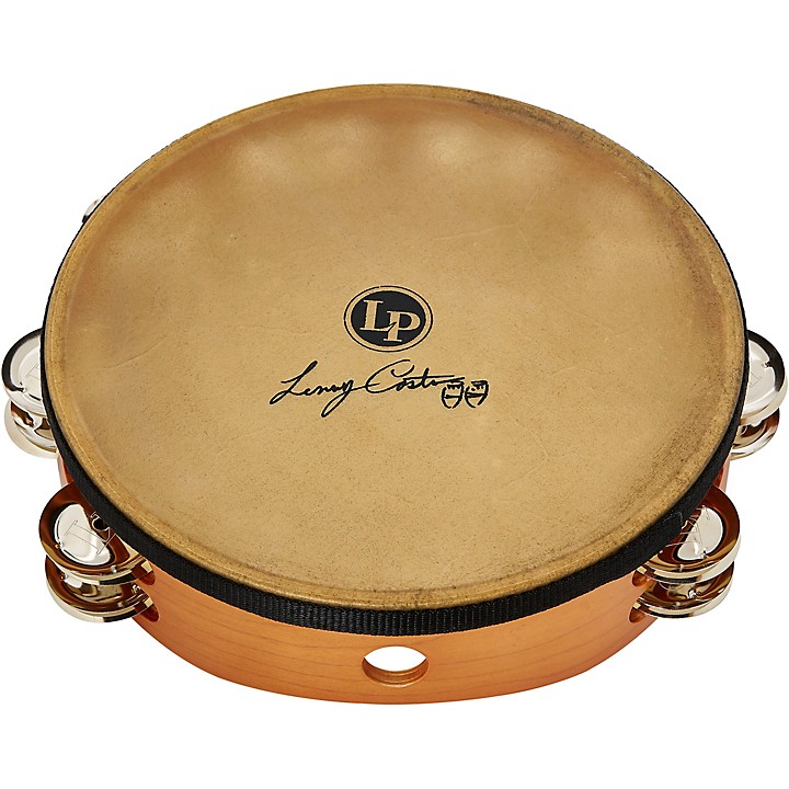 LP Lenny Castro Signature Double Row Headed Tambourine with Bag 10 in ...