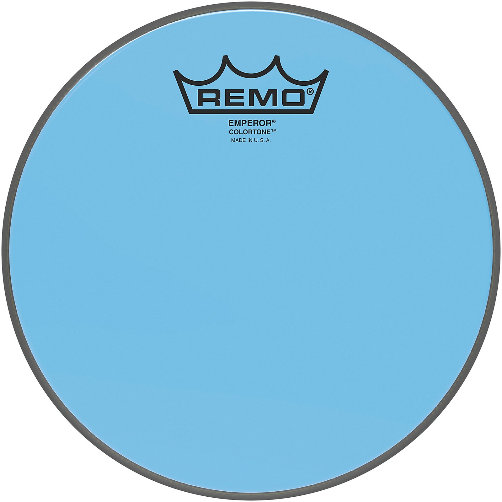Remo Emperor Colortone Blue Drum Head 8 in. | Guitar Center