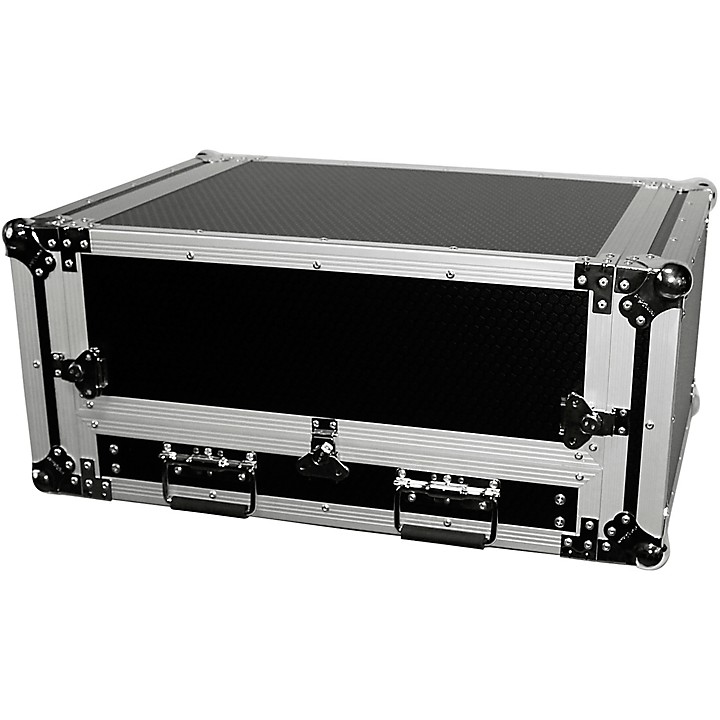 ProX 2U Rack x 13U Top Mixer DJ Combo Flight Case with Laptop Shelf ...