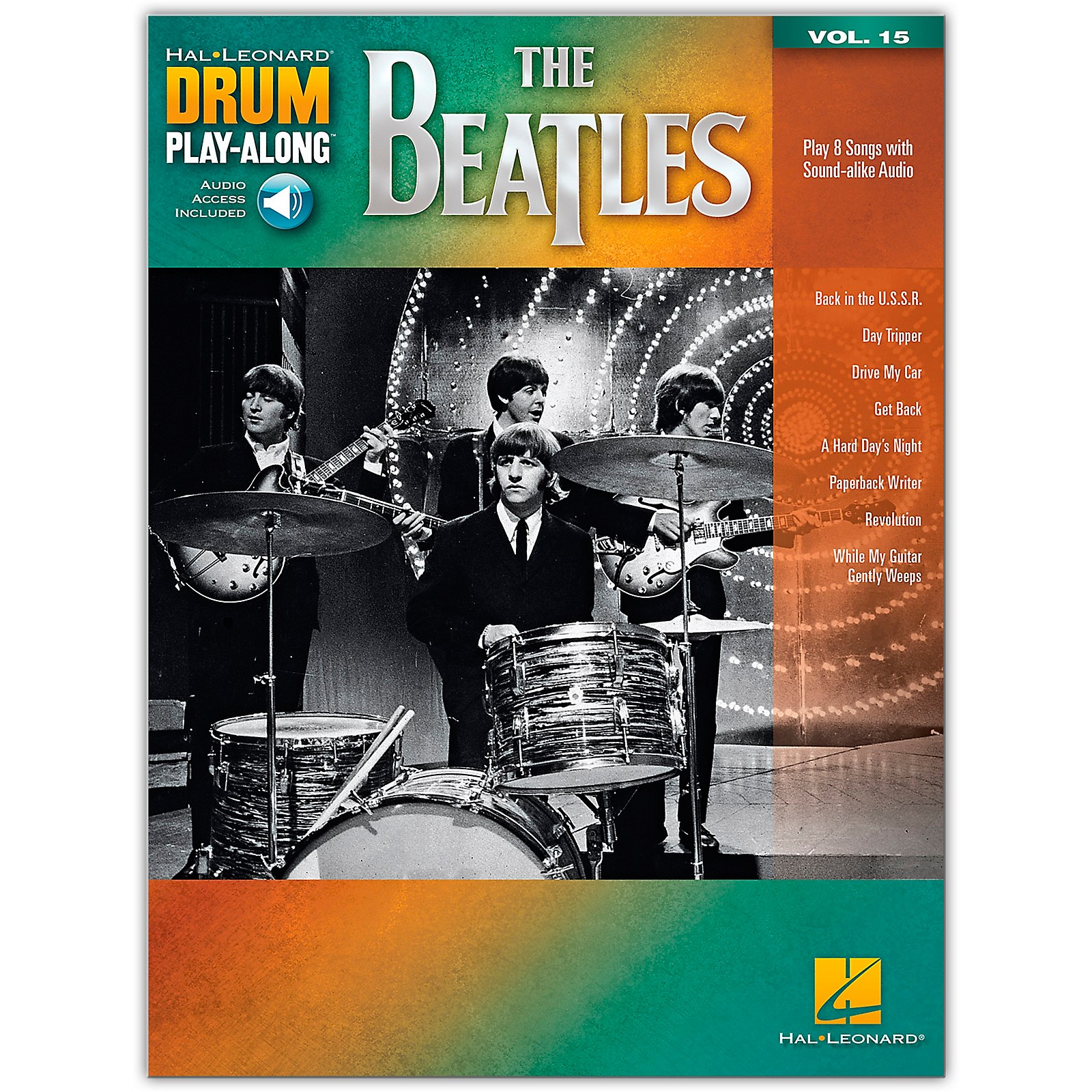 Hal Leonard The Beatles - Drum Play-Along Volume 15 | Guitar Center