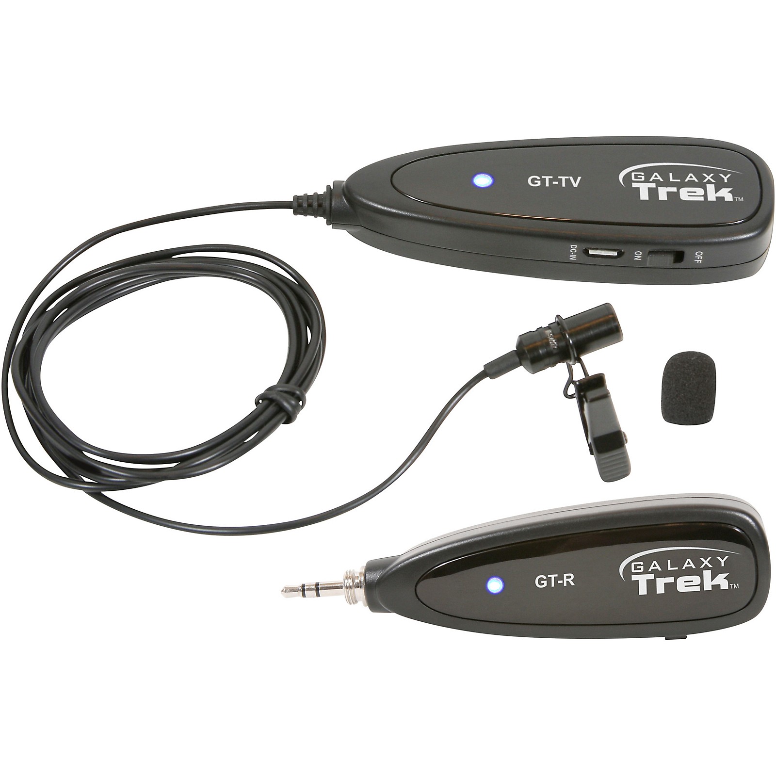Galaxy Audio Galaxy Trek GT-V Portable Wireless Lavalier Microphone ...