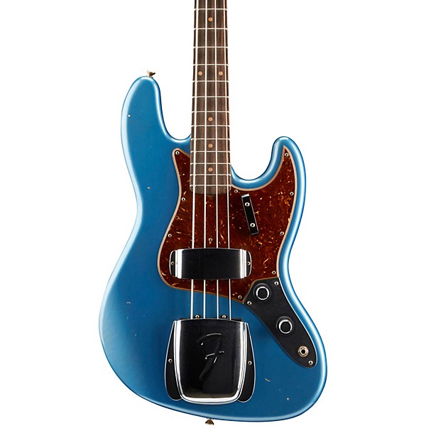 Platinum Fender Custom Shop 1960 Journeyman Relic Jazz Bass Faded/Aged Lake Placid Blue | Guitar ...