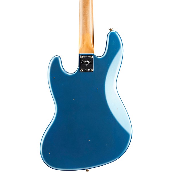 Platinum Fender Custom Shop 1960 Journeyman Relic Jazz Bass Faded/Aged Lake Placid Blue | Guitar ...