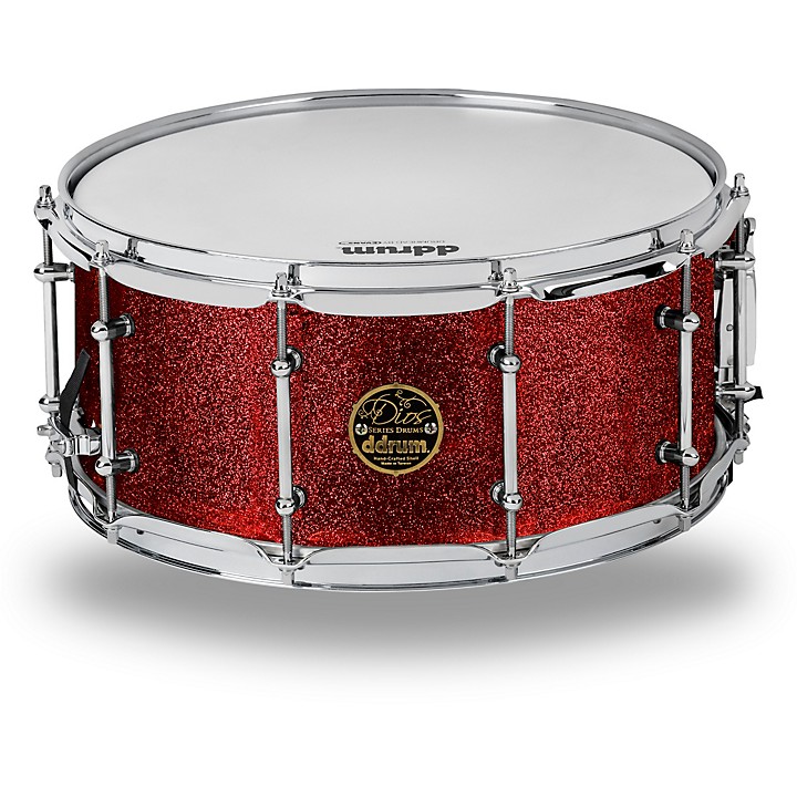 ddrum Dios Maple Snare 14 x 6.5 in. Red Cherry Sparkle | Guitar Center