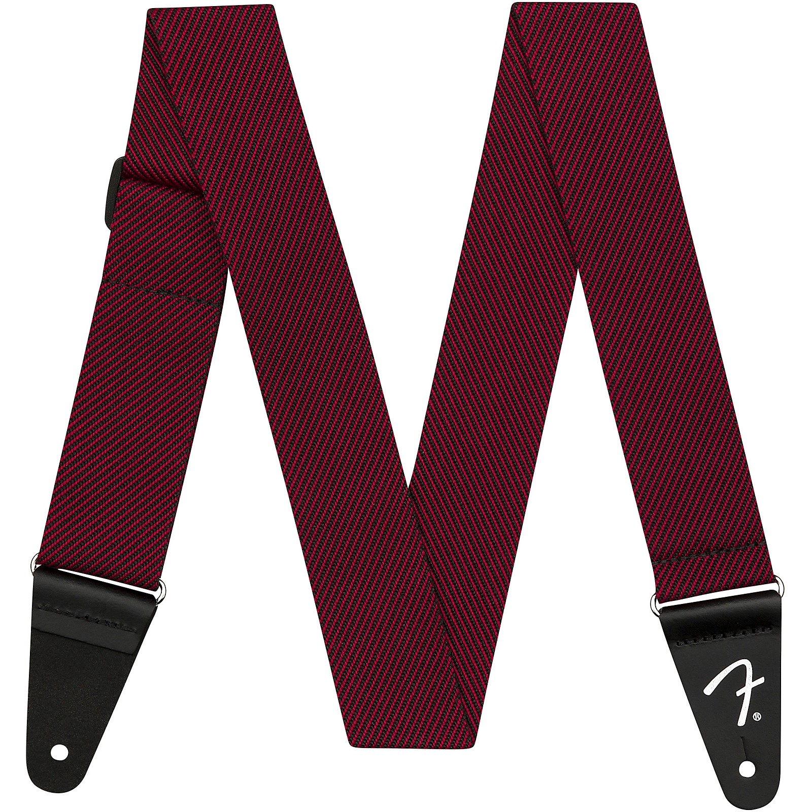 Fender Modern Tweed Strap Black and Red | Guitar Center