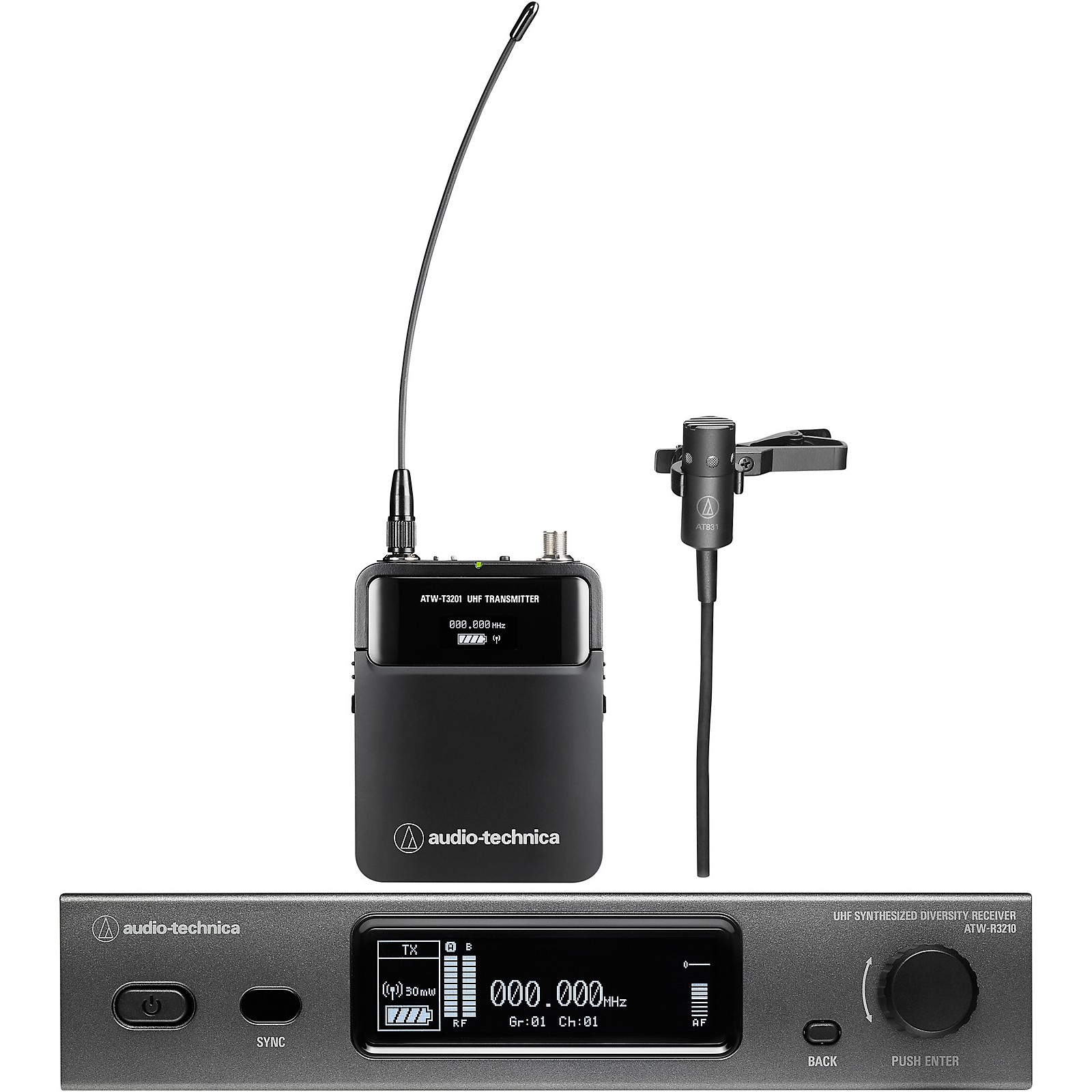 Audio-Technica Audio-Technica ATW-3211/831 3000 Series Frequency-agile ...