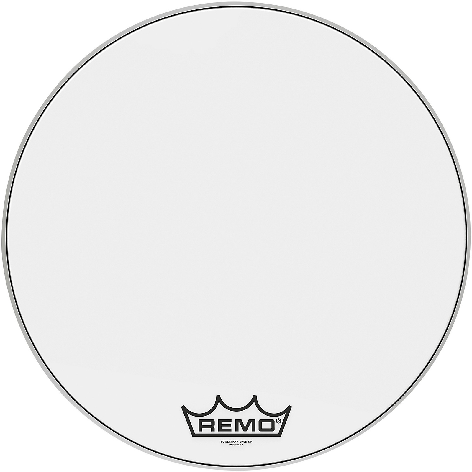 Remo Powermax Ultra White Crimplock Bass Drum Head 24 in. | Guitar Center