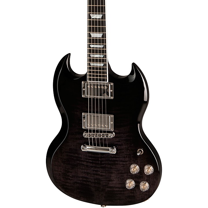 Gibson SG High Performance 2019 Electric Guitar Translucent Ebony ...