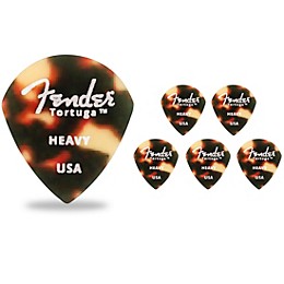 Fender 551 Shape Tortuga Ultem Guitar Picks (6-Pack), Tortoise Shell ...