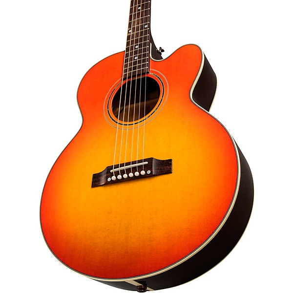 Gibson Parlor Modern Mahogany Acoustic-Electric Guitar Cherry Burst ...