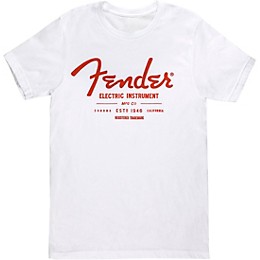 Fender Electric Instruments Men's T-Shirt X Large White | Guitar Center
