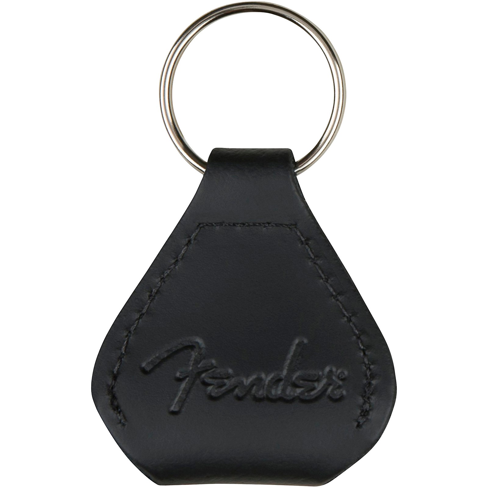 Fender Leather Pick Holder Keychain Black | Guitar Center