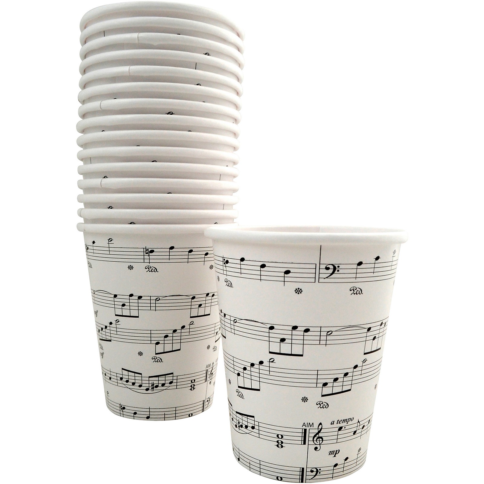 AIM Sheet Music Paper Cups 9oz | Guitar Center
