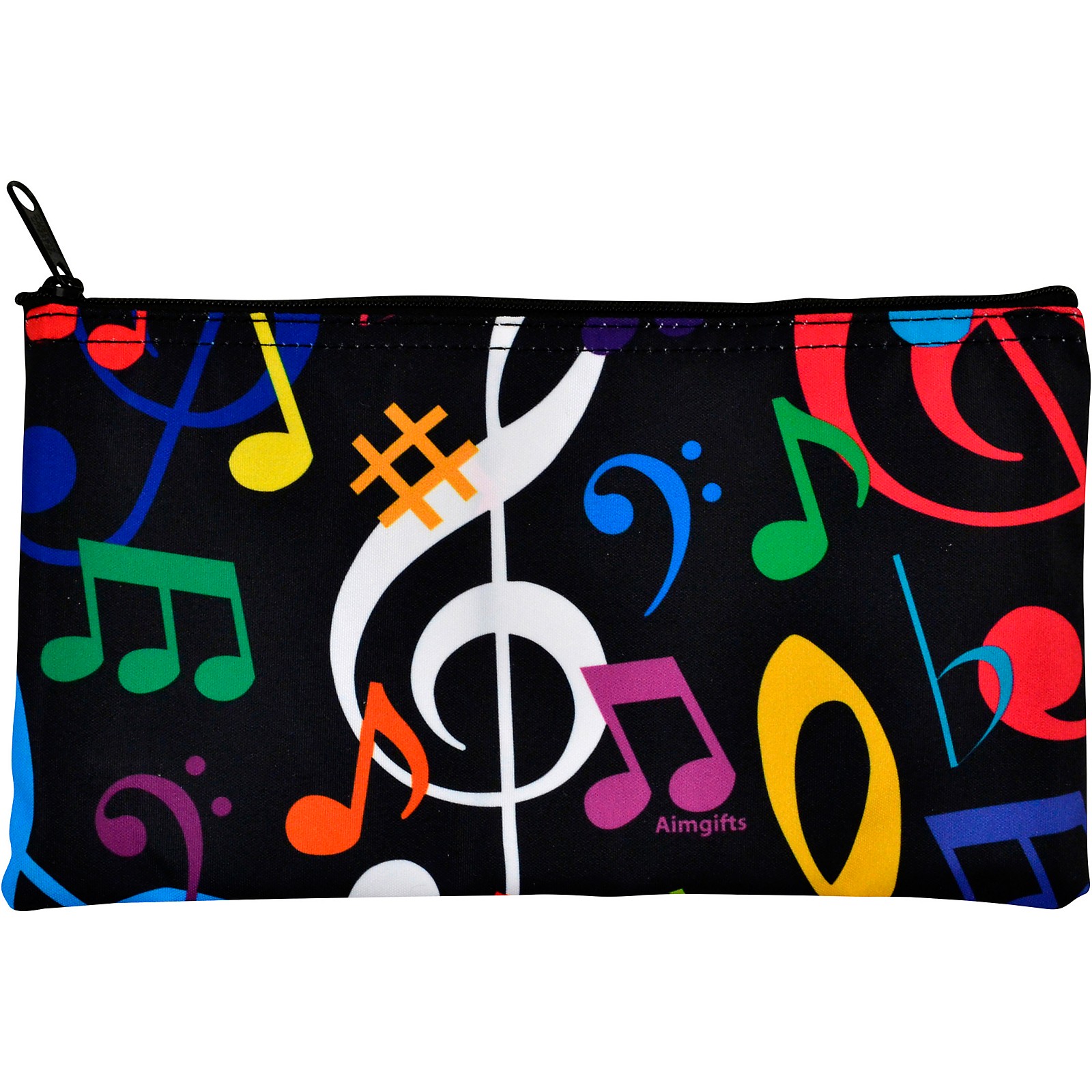 AIM Multi Color Music Note Zipper Pouch | Guitar Center