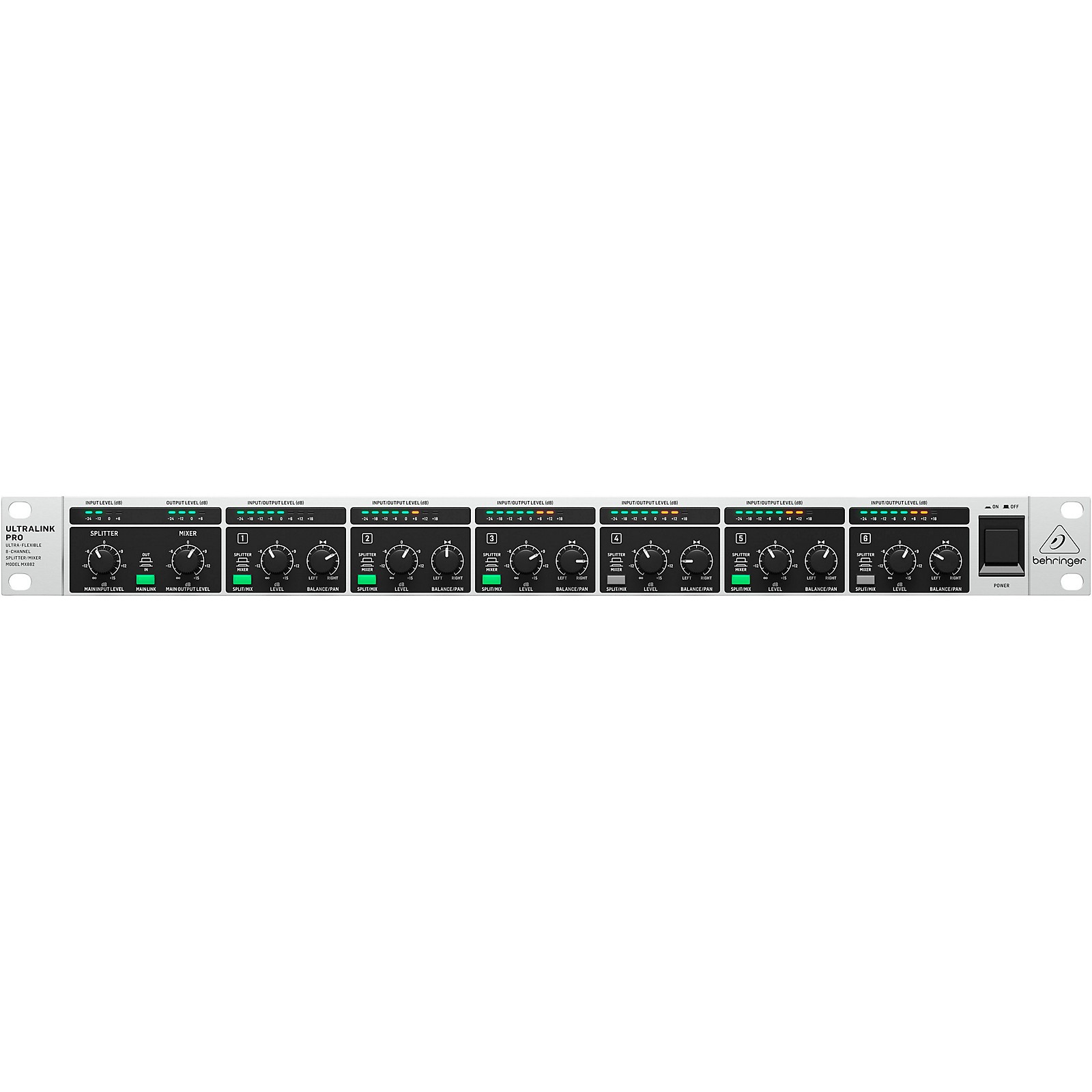 Behringer Utralink Pro MX882 V2 Rackmount Mixer/Splitter | Guitar Center