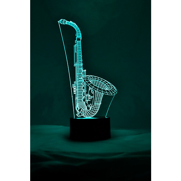 AIM Saxophone 3D LED Lamp Optical Illusion Light | Guitar Center