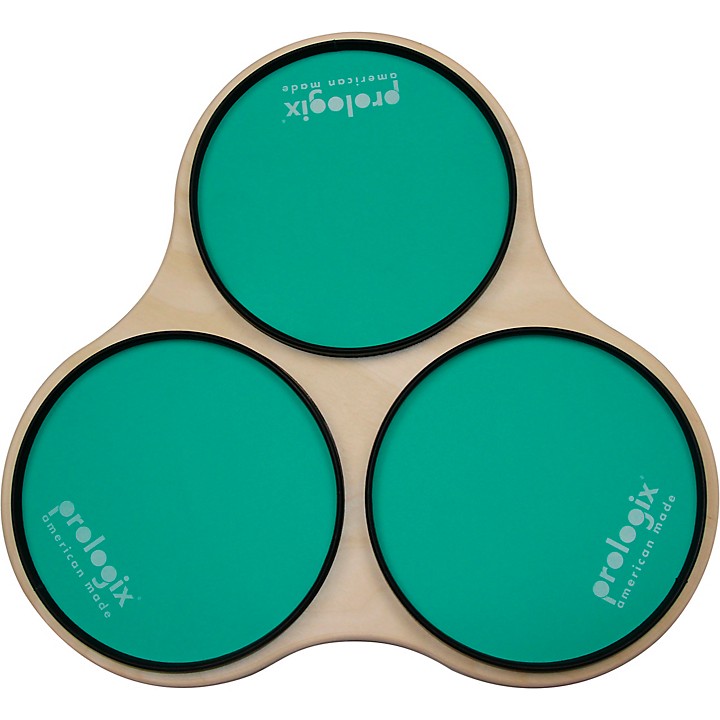 ProLogix Percussion Green Logix Sectional Practice Pad with Rims ...