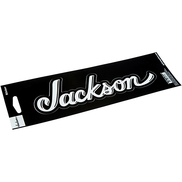 Jackson White Vinyl Sticker | Guitar Center