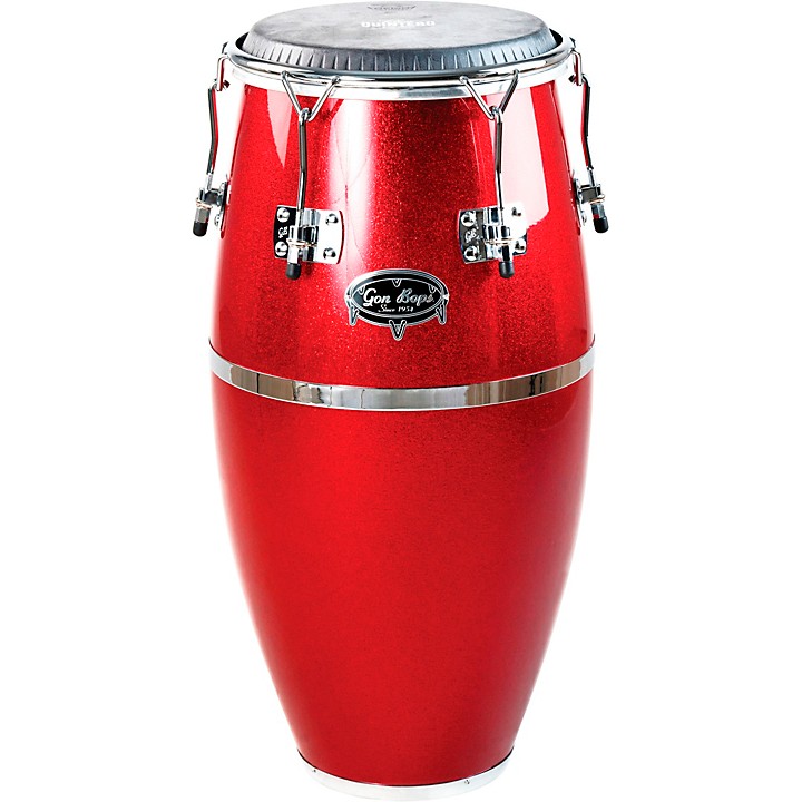 Gon Bops Roberto Quintero Signature Congas 11.5 in. Red Sparkle ...