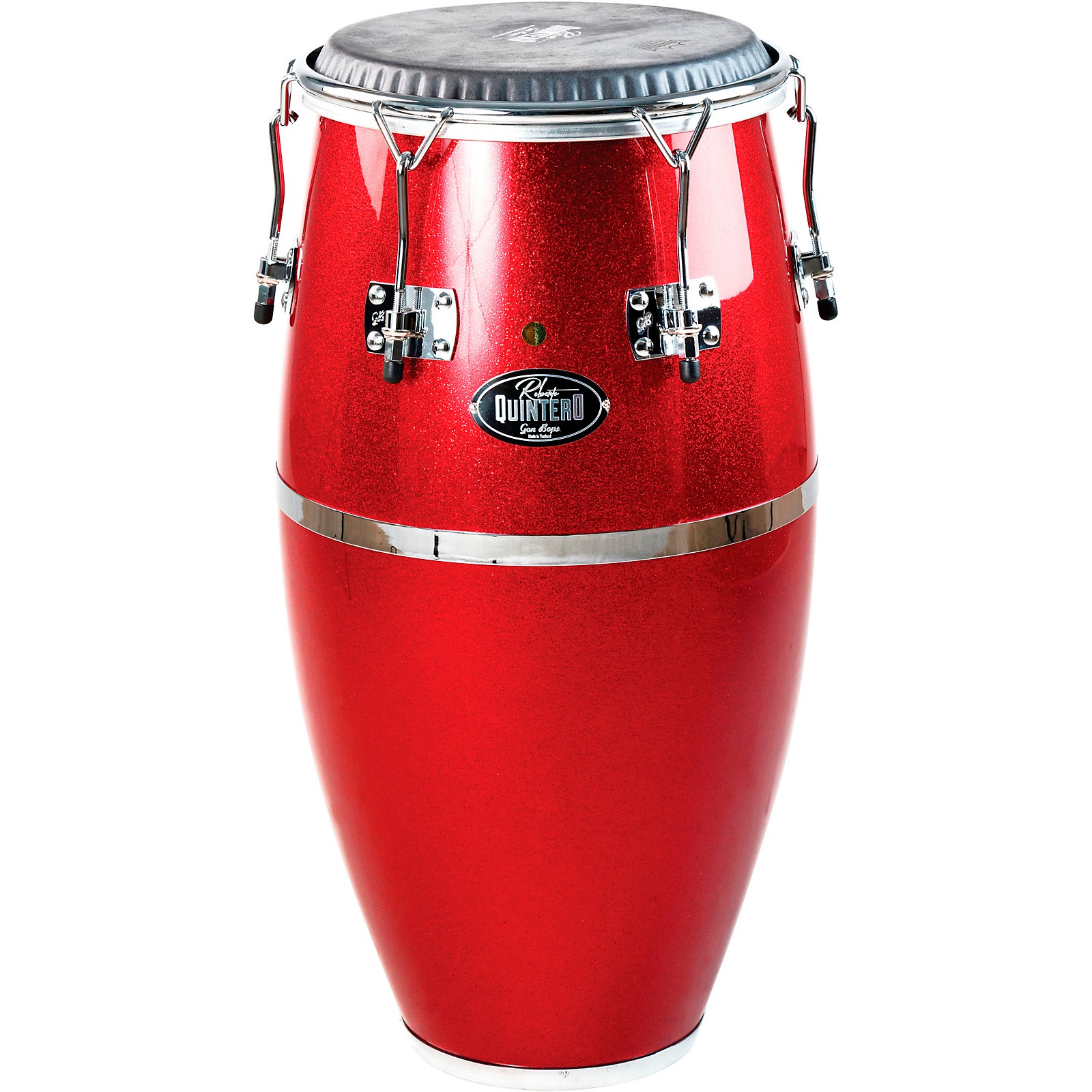 Gon Bops Roberto Quintero Signature Congas 12.2 in. Red Sparkle ...