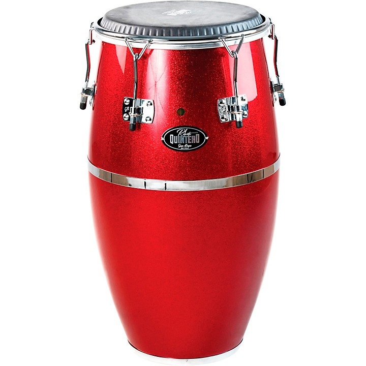 Gon Bops Roberto Quintero Signature Congas 13.25 in. Red Sparkle ...