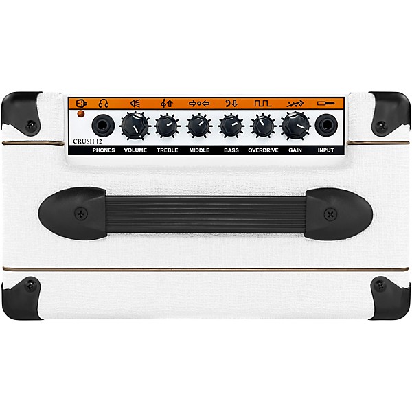 Orange Amplifiers Crush 12 12W 1x6 Guitar Combo Amp White | Guitar Center