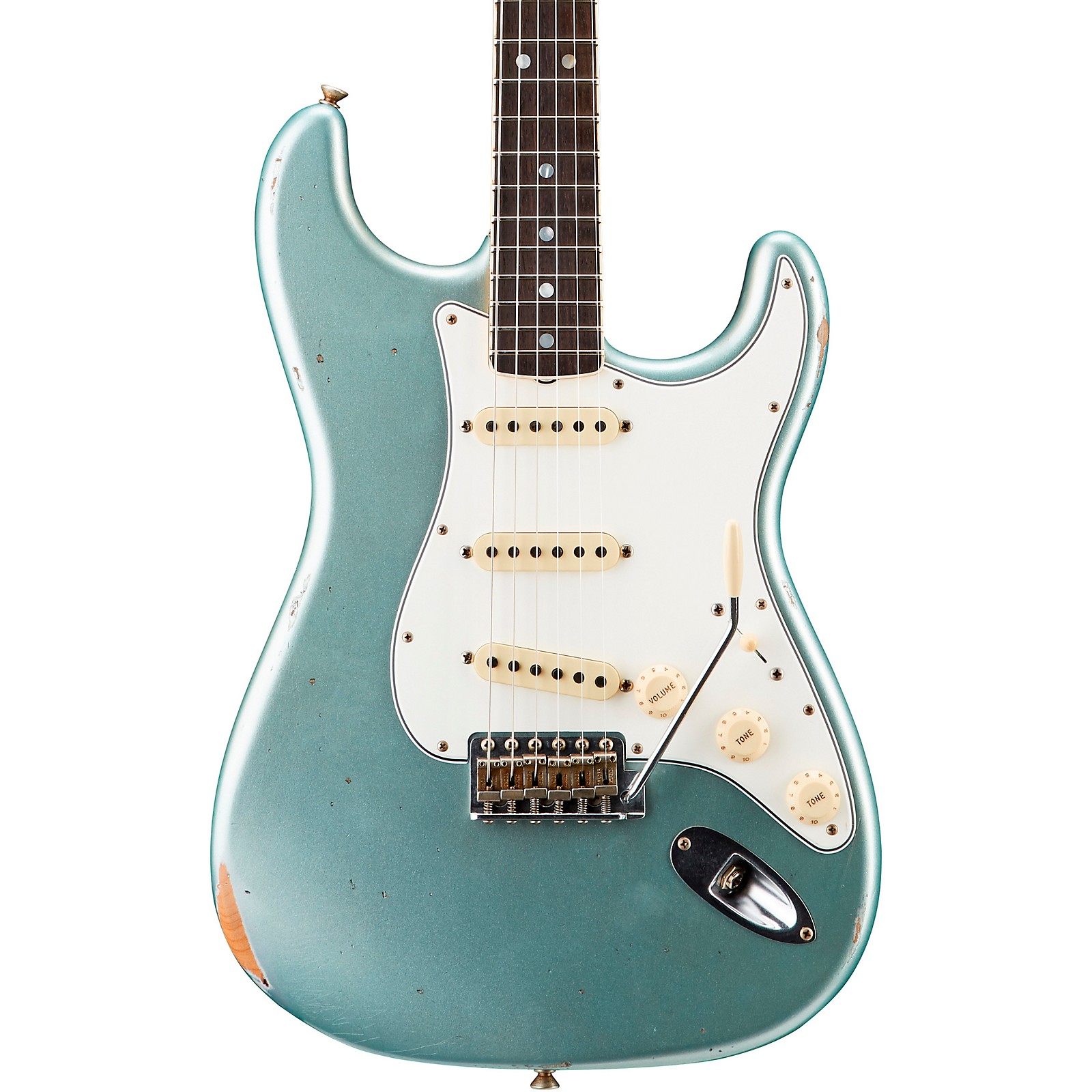 Fender Custom Shop Aged Fire Mist Silver | Guitar Center