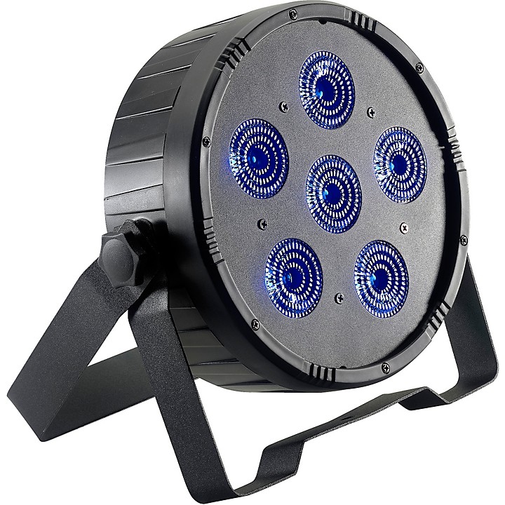 Stagg Flat ECOPAR 6 RGBWA+UV LED Spotlight Wash Light Black | Guitar Center