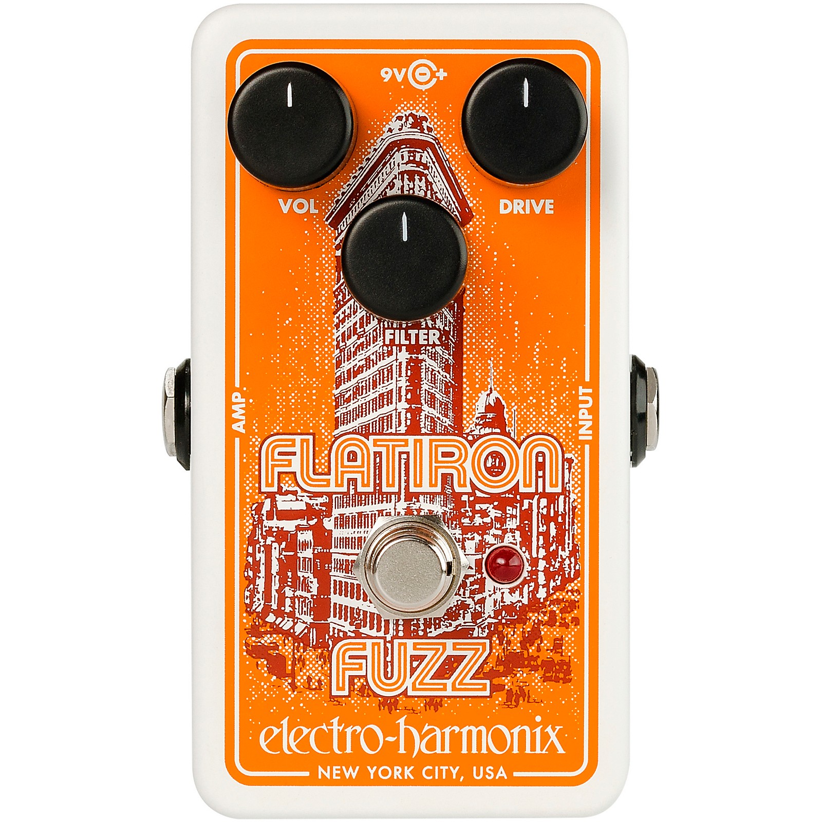 Electro-Harmonix Flatiron Fuzz Op-Amp Powered Fuzz/Distortion Effects ...