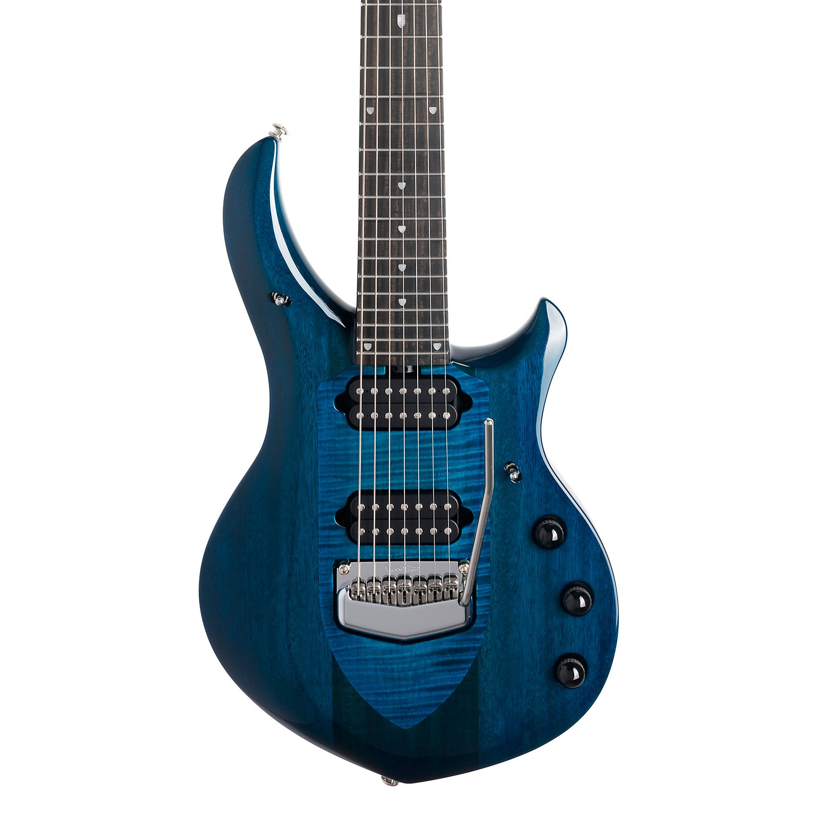 Platinum Ernie Ball Music Man Blue Honu | Guitar Center