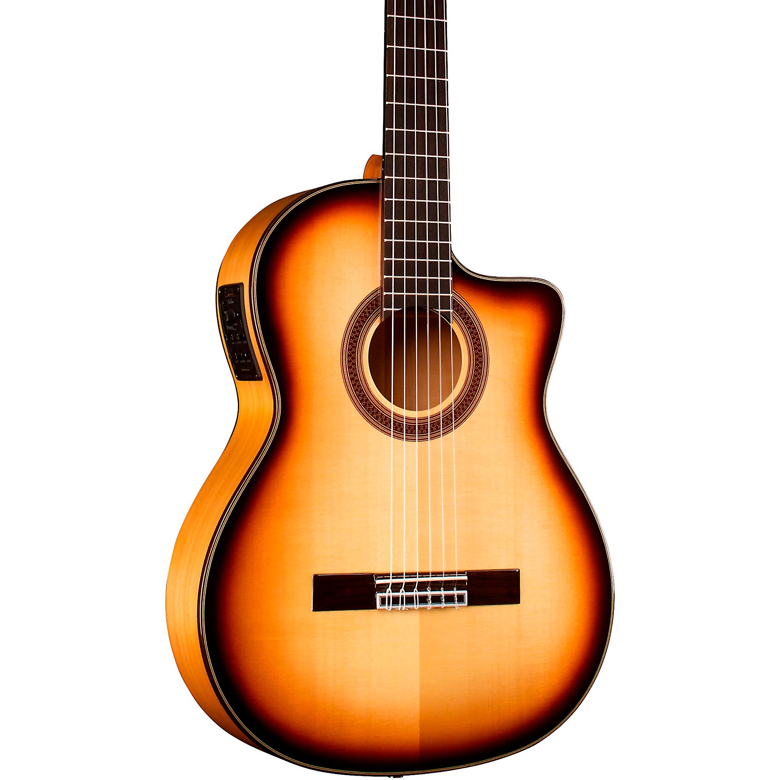 Cordoba GK Studio Flamenco Acoustic-Electric Guitar Edge Burst | Guitar ...