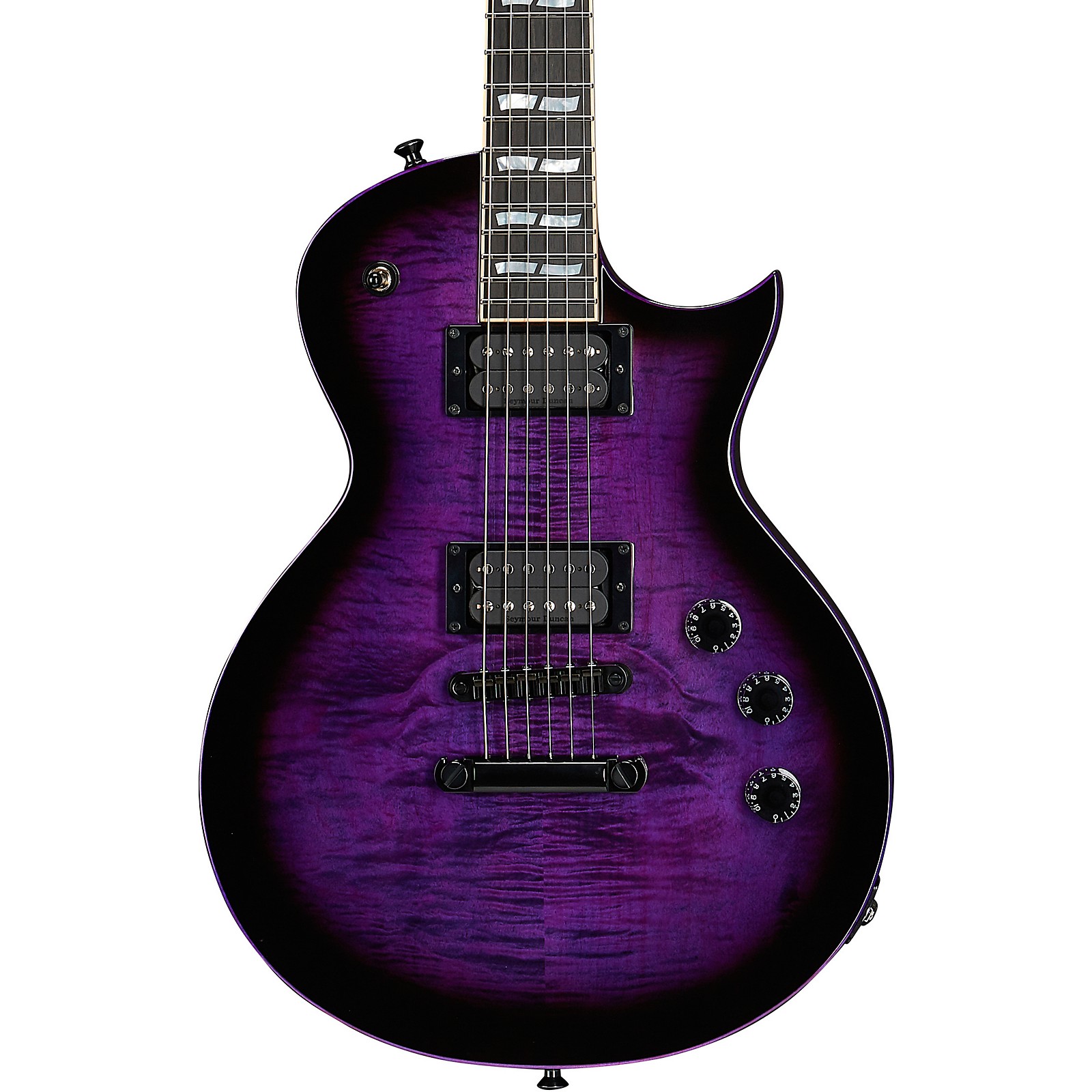 Platinum ESP USA Eclipse Electric Guitar Dark Purple Sunburst | Guitar ...