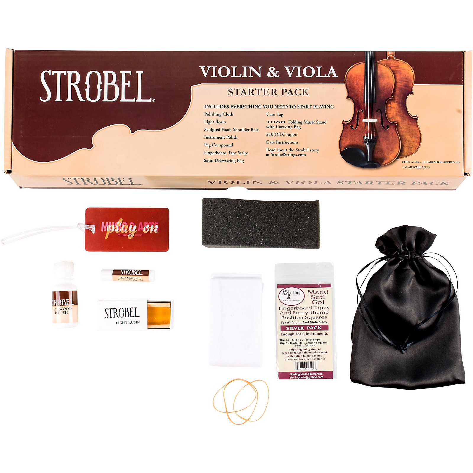 Strobel Violin/Viola Starter Pack | Guitar Center