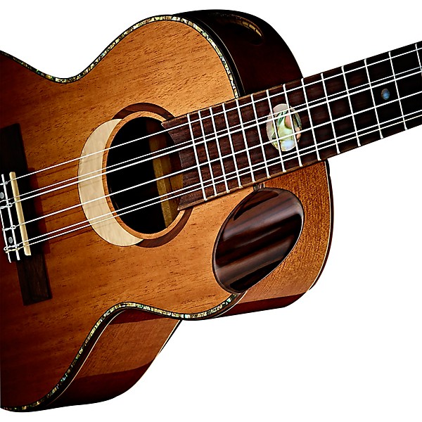 Ortega Eclipse Series ECLIPSE-TE6 6-String Tenor Ukulele Gloss Natural | Guitar Center