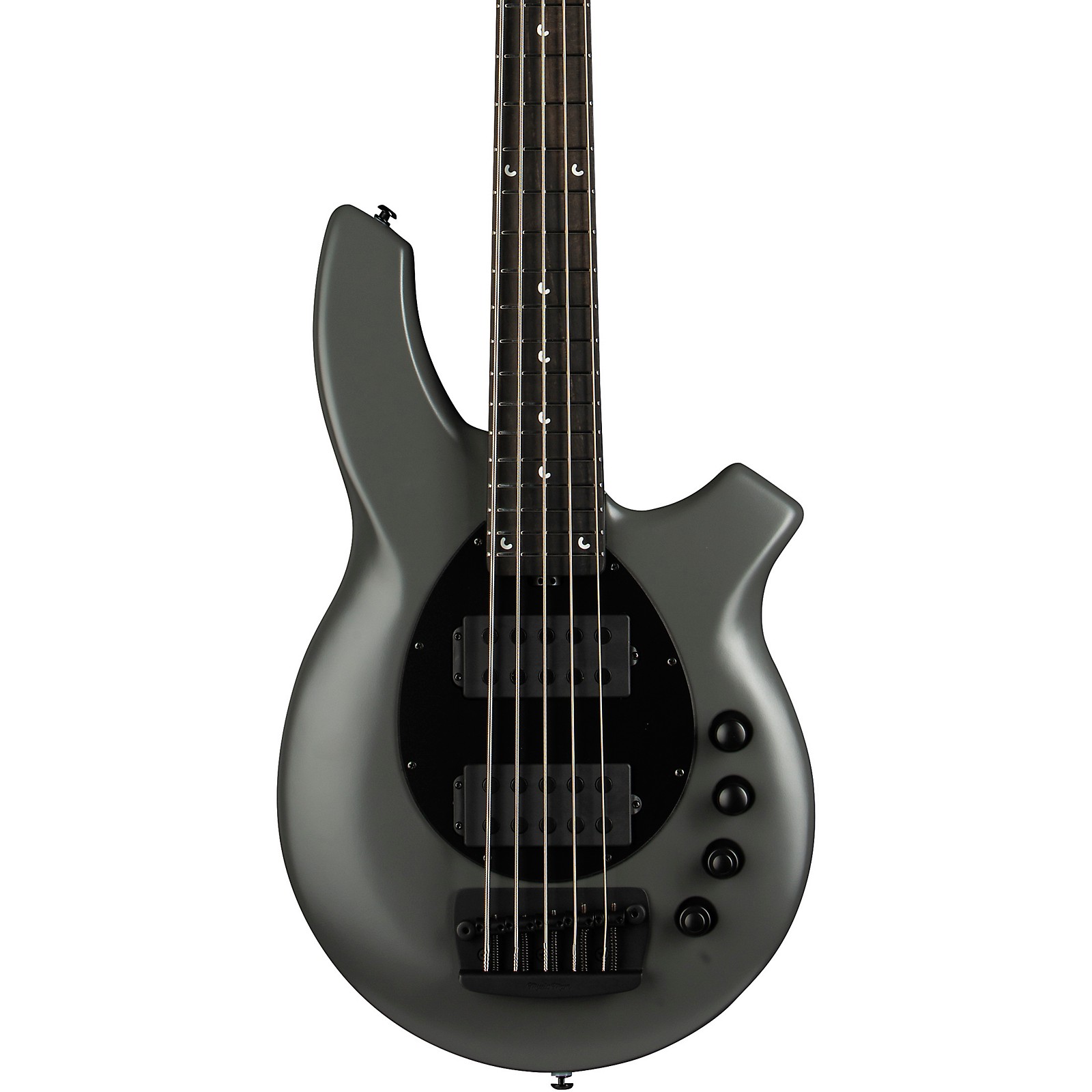 Platinum Ernie Ball Music Man Bongo 5 HH BFR Electric Bass Titan Gray ...